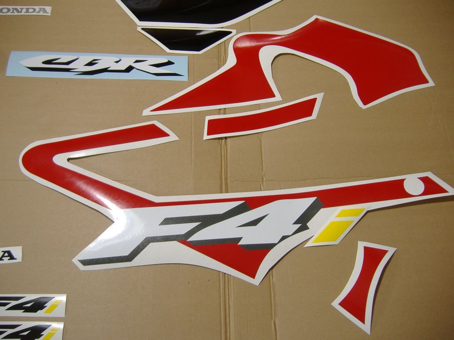 Honda CBR 600 F4i 2001 - Rot - Aufkleber-Dekor