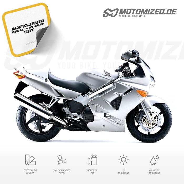 Honda VFR 800i 1998 - Silver EU - Sticker-Decals